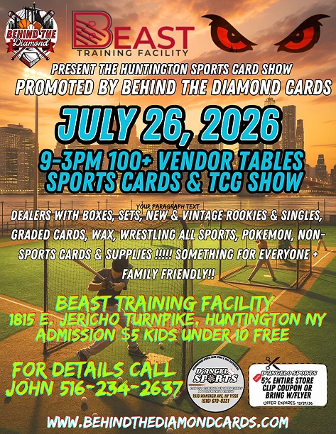 Huntington Beast Card Show by Behind the Diamond Sports Cards ...